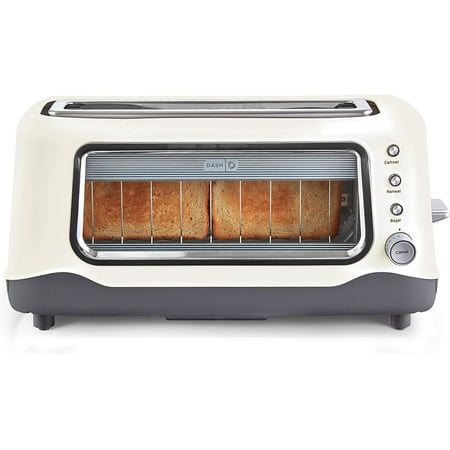 Clear View Toaster: Extra Wide Slot Toaster with See Through Window ...