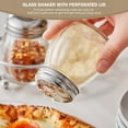 ACDANC 3.5-Inch Glass Shaker with Chrome Plated Perforated Lid | Grated ...
