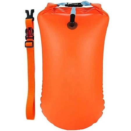 Adult swimming buoy very visible for free water, inflatable life ...