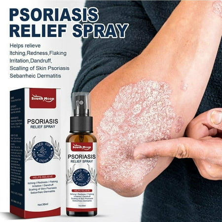 Psoriasis Relieving Spray Effective Antibacterial Relief Itching Eczema ...