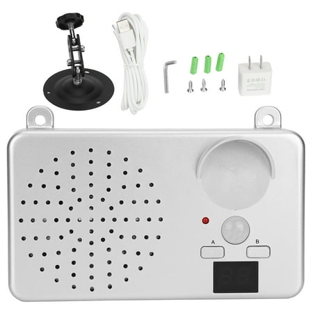 Voice Reminder Warning Waterproof Infrared Body Sensor Doorbell Alarm ...