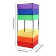 Rainbows Rectangle Box Kite for Kids and Adults Outdoor Games - Walmart.com