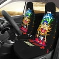 2 Pcs Sml Cartoon Jef-,Fy Car Seat Covers Cartoon Car Interior Seat ...