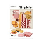 Simplicity Sewing Pattern 9835 - Misses' Dress and Pinafore Apron In ...