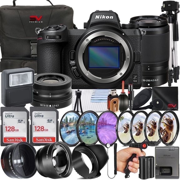 Nikon Z6 II Mirrorless Camera with NIKKOR 16-50mm + DX 50-250mm Zoom ...