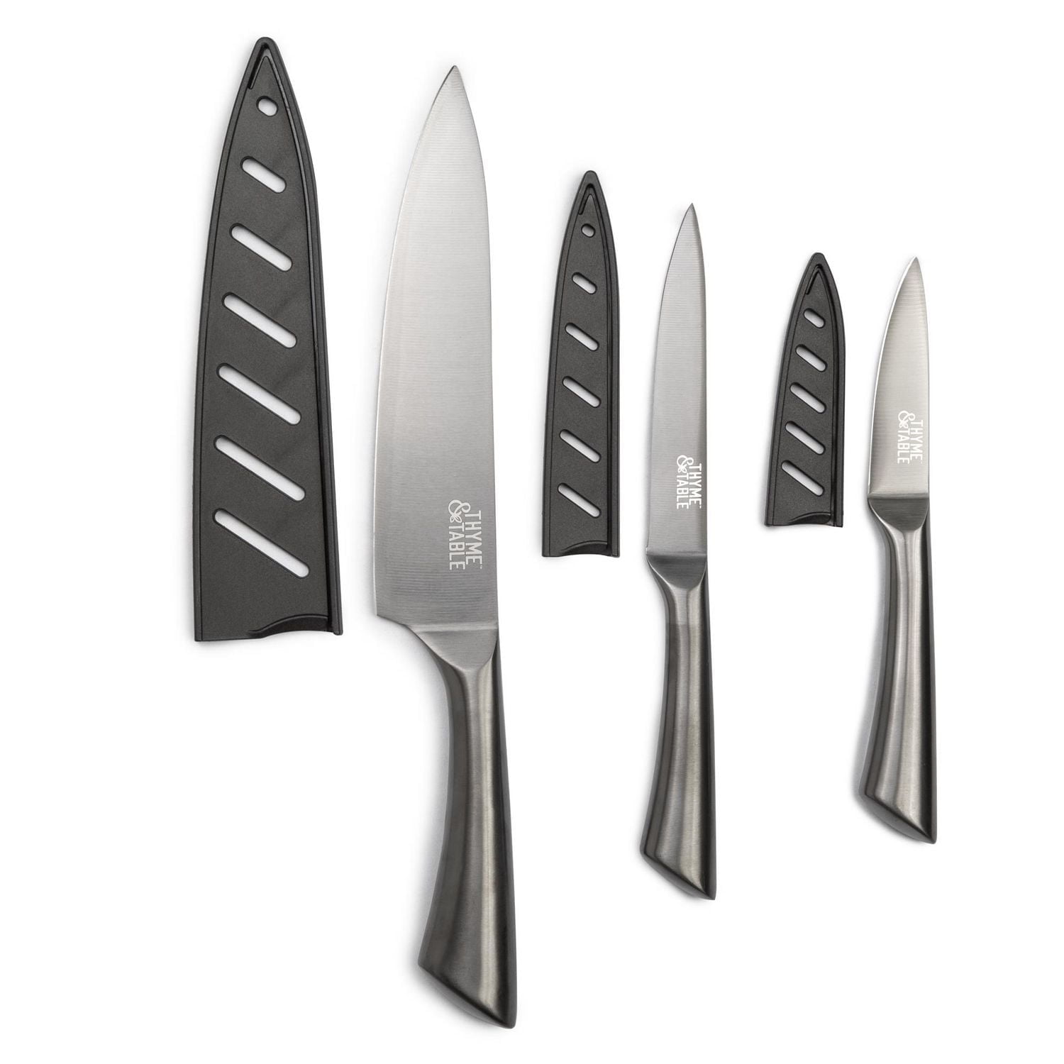 Click here for Thyme & Table Carbon Chef Knives  3-Piece Set prices