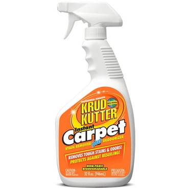 Krud Kutter Instant Carpet Stain Remover and Deodorizer, Coffee and Grease Cleaner, Spot Removal ...