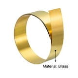 Uxcell Brass Sheet Roll, 0.3x20x1000mm Brass Foil Roll Brass Strip Gold ...