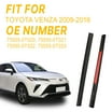 munirater 4 pcs Weatherstrip Window Molding Trim Sill Seal Belt fit for ...