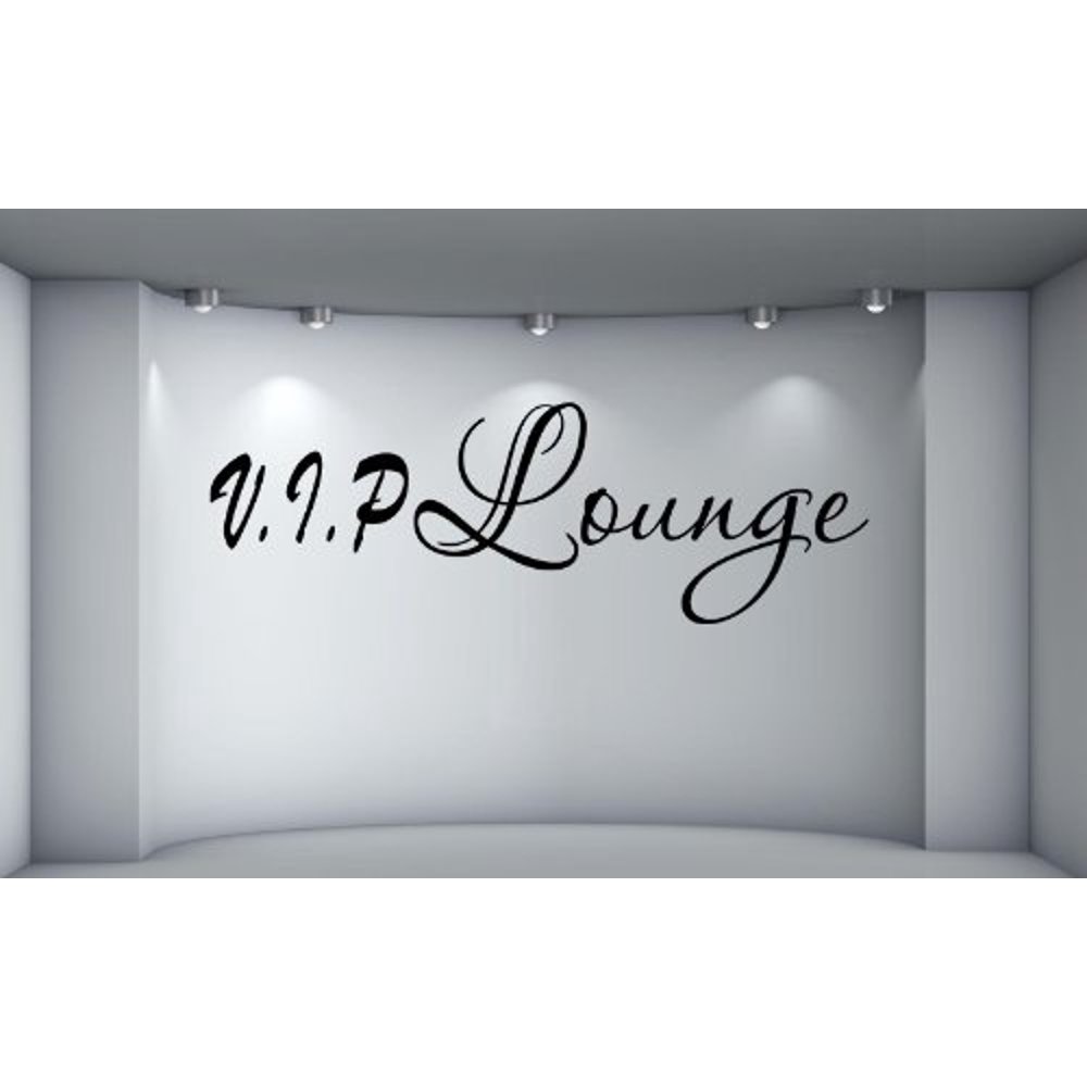 VIP LOUNGE ~ WALL DECAL, 12" X 30" - Walmart.com - Walmart.com
