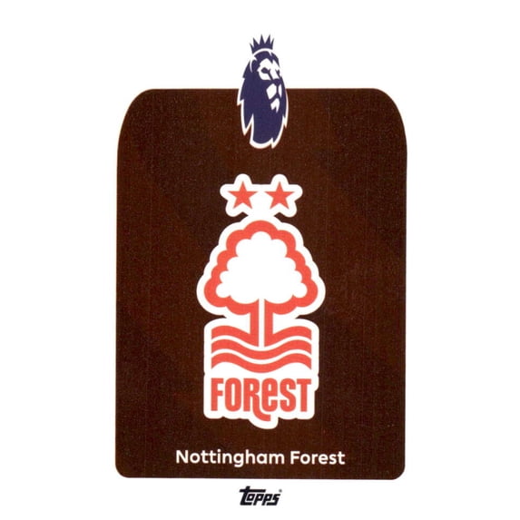 2025-26 TOPPS PREMIER LEAGUE #235 TEAM BADGE NOTTINGHAM FOREST ...