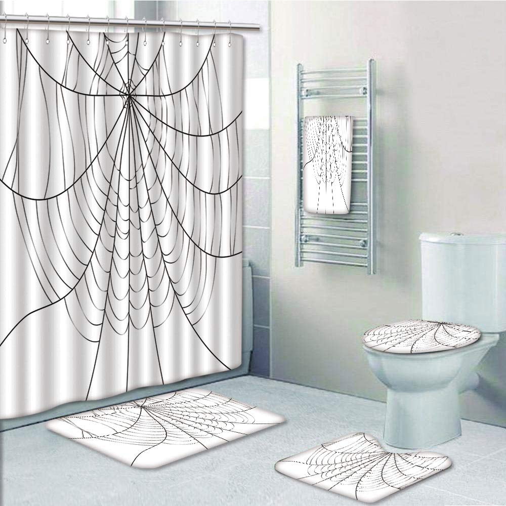 PRTAU Spider Web Close Up Cobweb Monochrome Elements Catching Network ...
