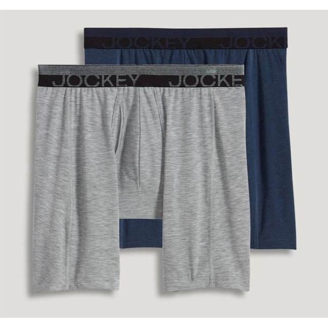 JOCKEY MEN'S MIDWAY BRIEF 2 PACK - 427 BLUE LARGE - UNDERWEAR BOXER 9 ...
