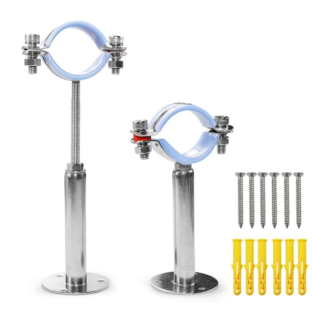 AKIHISA 3 Inch Wall Mount Ceiling Mount Pipe Support Ring Hanger,2 Pack ...