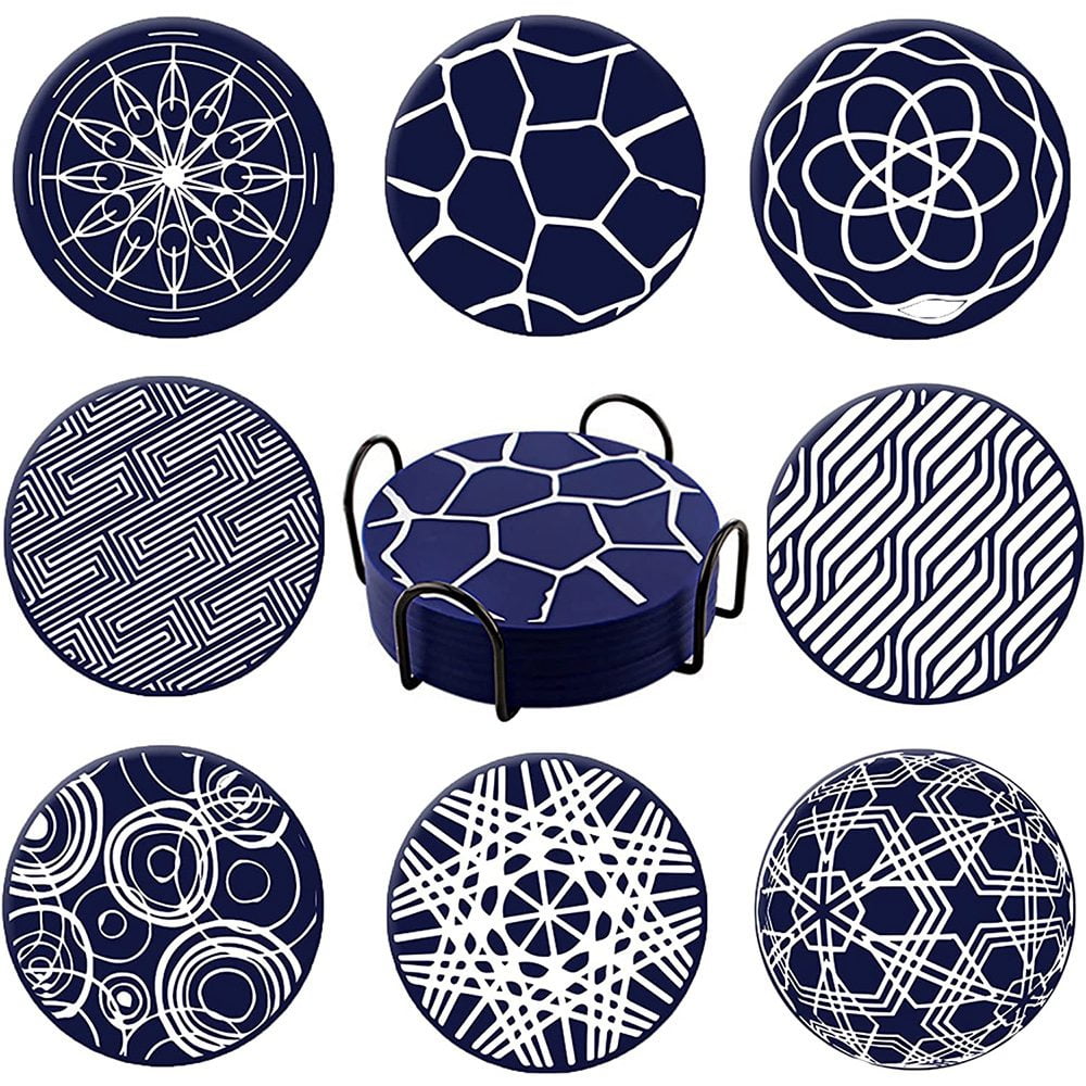 Click here for Unbranded 8pcs Silicone Coaster  Drink Coaster Wit... prices