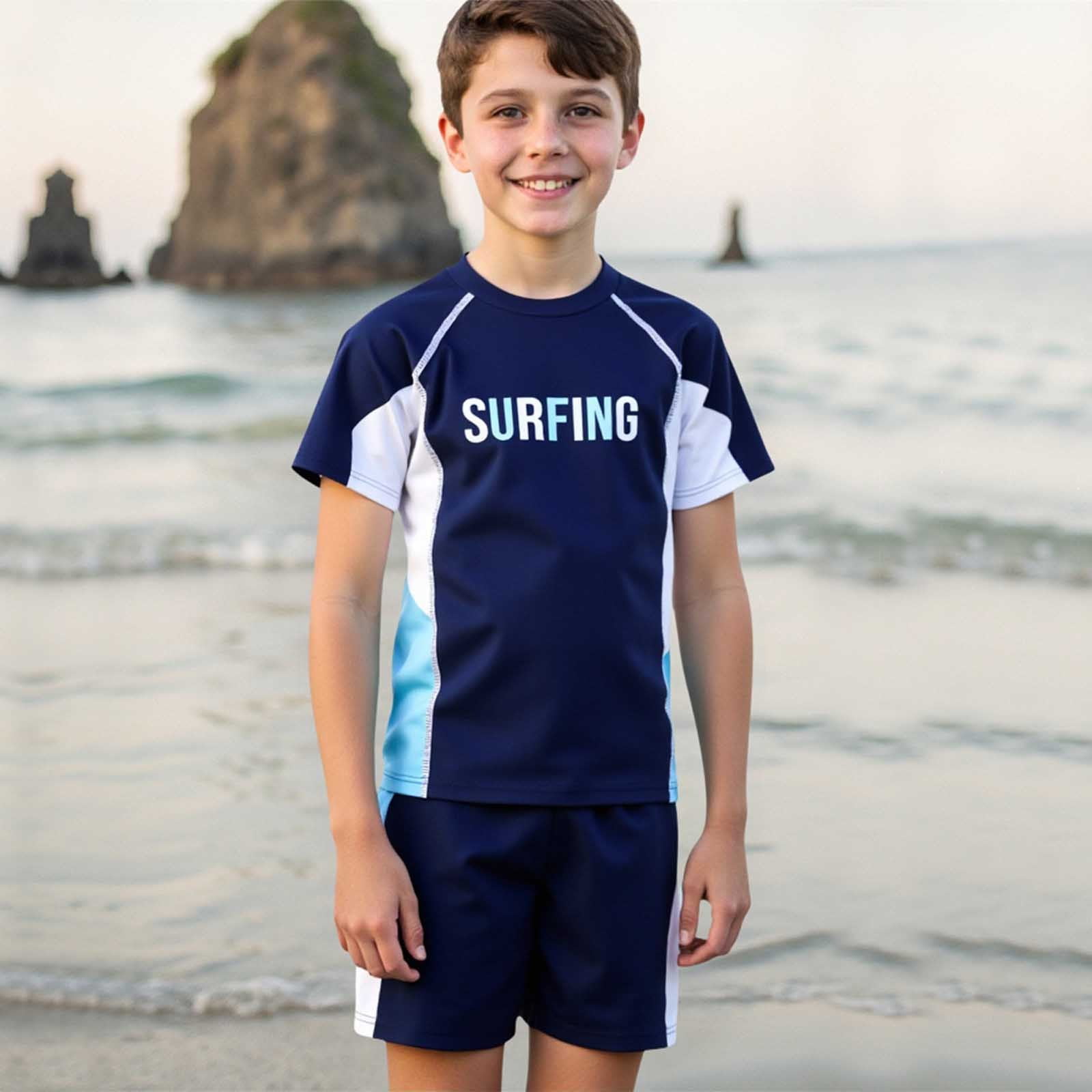 Click here for Zcn001 Toddler Swimsuit Boy Kids Toddler Boys Soli... prices