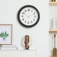 Better Homes & Gardens 15.50 Inch Indoor Modern Wall Clock with Raised ...