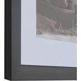 Picture Frames Set of 2. 1-1/8" Polystyrene Modern Black 8x10 ...