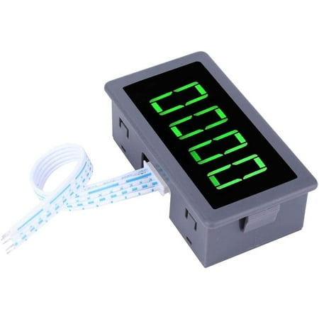 Jinsinto DC 8-24V 40mA 0-9999RPM 4 Digital LED Tachometer Speedometer ...