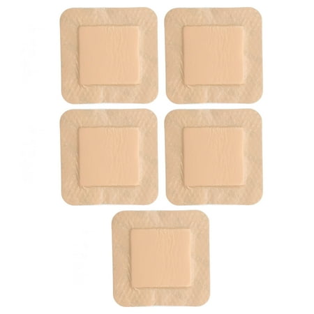 Bordered Adhesive Dressing Pad, Silicone Foam Dressing Pad Individually ...