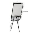 Tripod Writing Board Magnetic Whiteboard Easel Black Adjustable Height ...