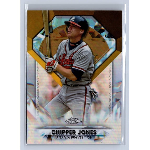 2022 Topps Chrome Diamond Greats Chipper Jones #DGC-17 - Walmart.com