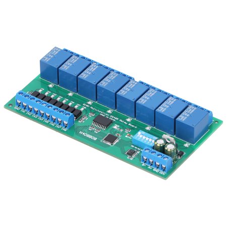 DIN35 Rail Board, RS485 Relay Module Stable 8 Input 8 Output 12V For 64 Devices In Parallel ...