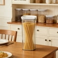 Cebalnir Transparent Airtight Category Storage Jars Storage Box For The ...
