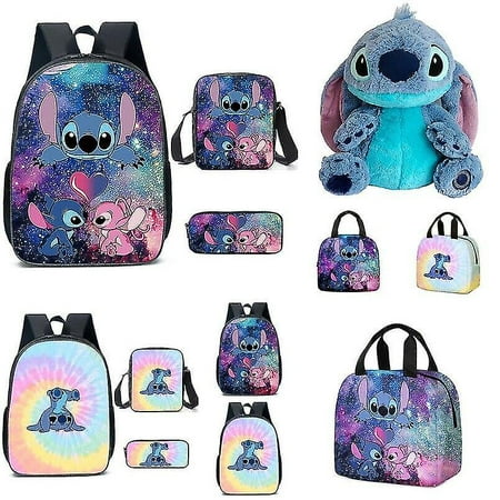 Lilo & Stitch Stitch Backpack School Bag Three-piece Set | Walmart Canada