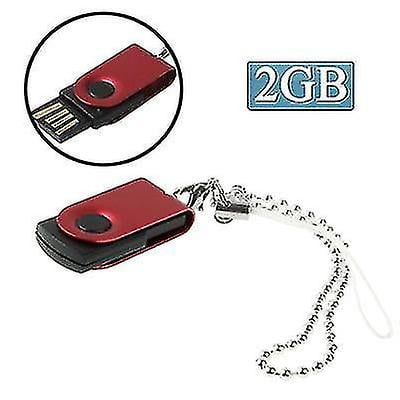Computer accessory sets mini rotatable usb flash disk 2gb scarlet red ...