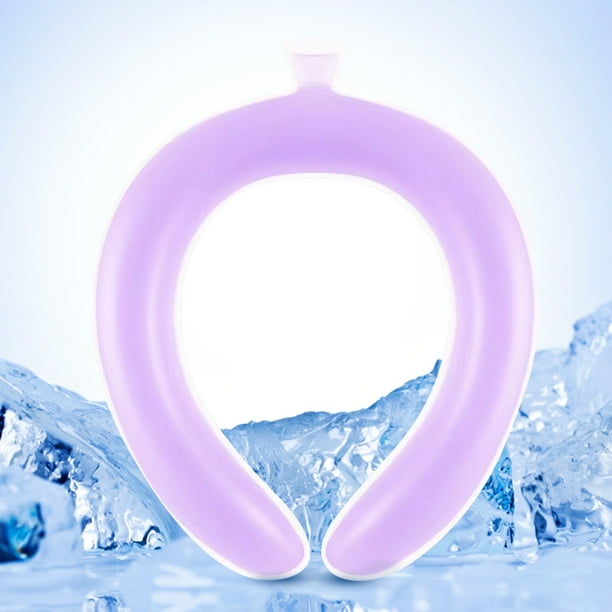 Peggybuy Cool Neck Ring Portable Neck Cold Ice Pack for Summer Heat ...