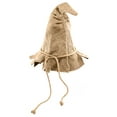 Nicky Bigs Novelties Unisex Burlap Scarecrow Hat, Brown, One Size ...