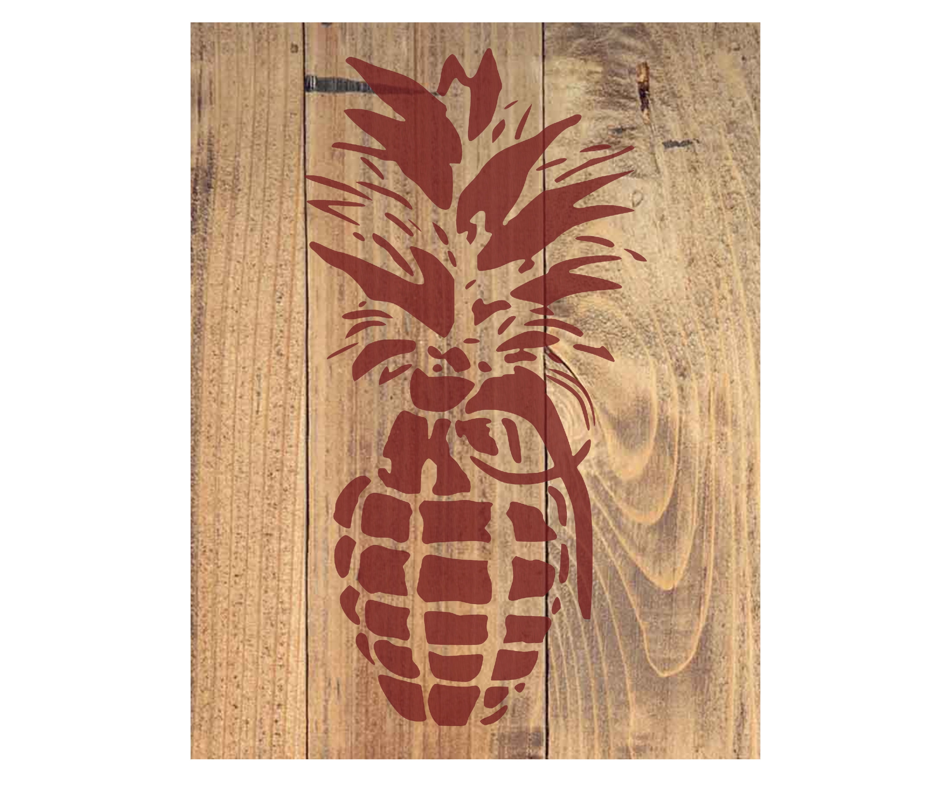 Pineapple Grenade Stencil