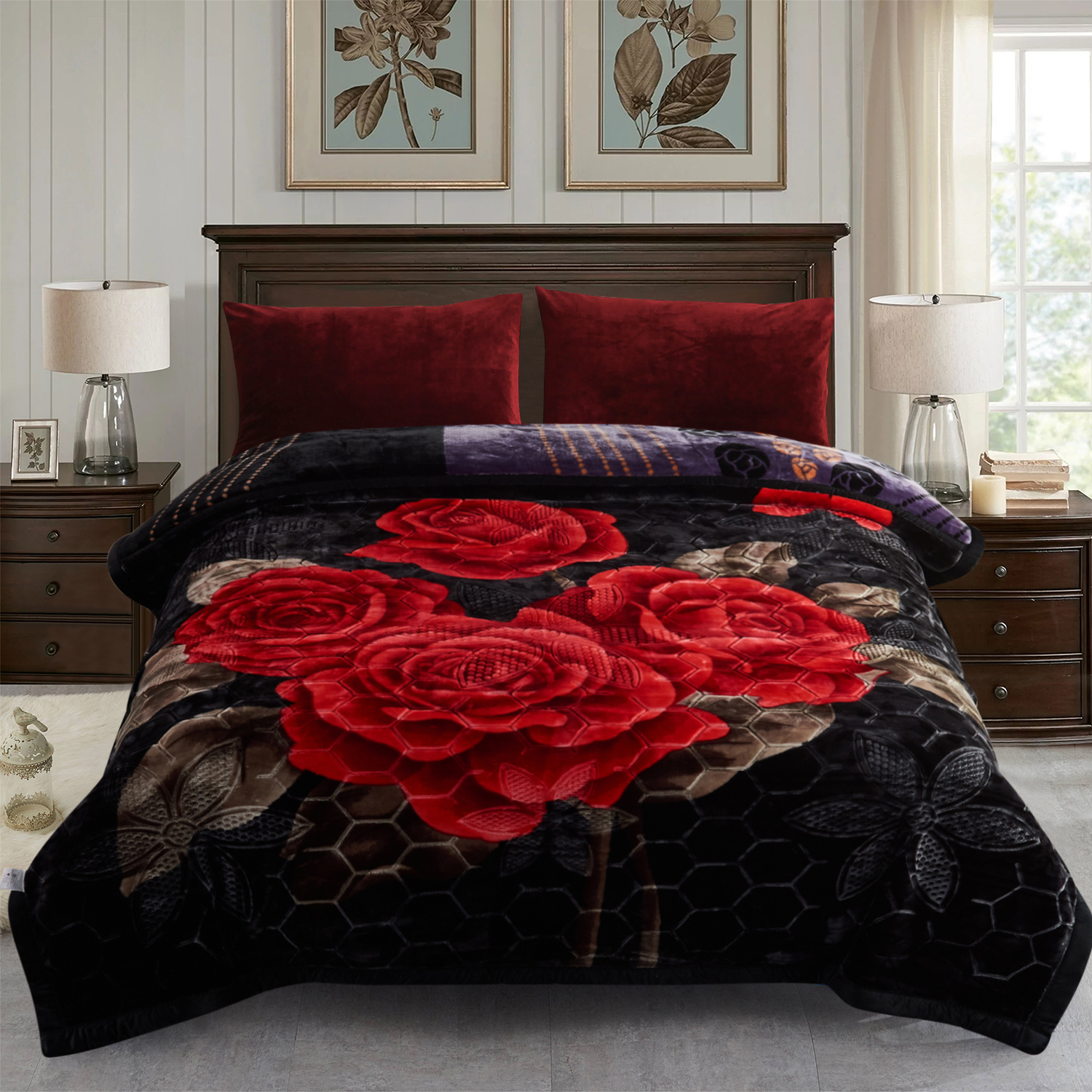 Winter Wram Plush Fleece Korean Mexican Blanket For Bed Floral Animal winter-wram-plush-fleece-korean-mexican-blanket-for-bed-floral-animal