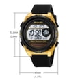Solar Powered Digital Sports Watch with 50M Waterproof Luminous Display ...