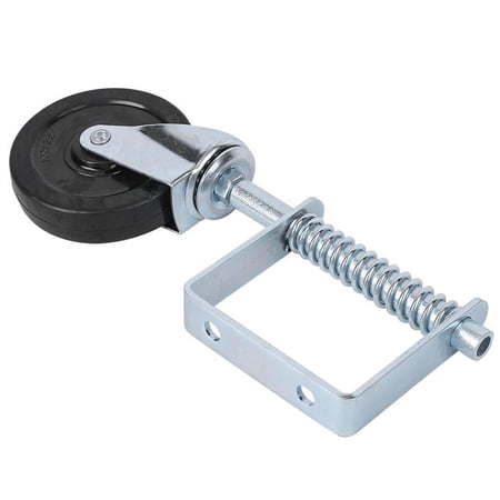4" Rubber Gate Wheel Spring Loaded Swivel Wheel Caster Gate Wheel ...