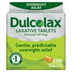 Dulcolax Fast Acting Laxative Tablets, 200 Ct for Overnight Relief ...