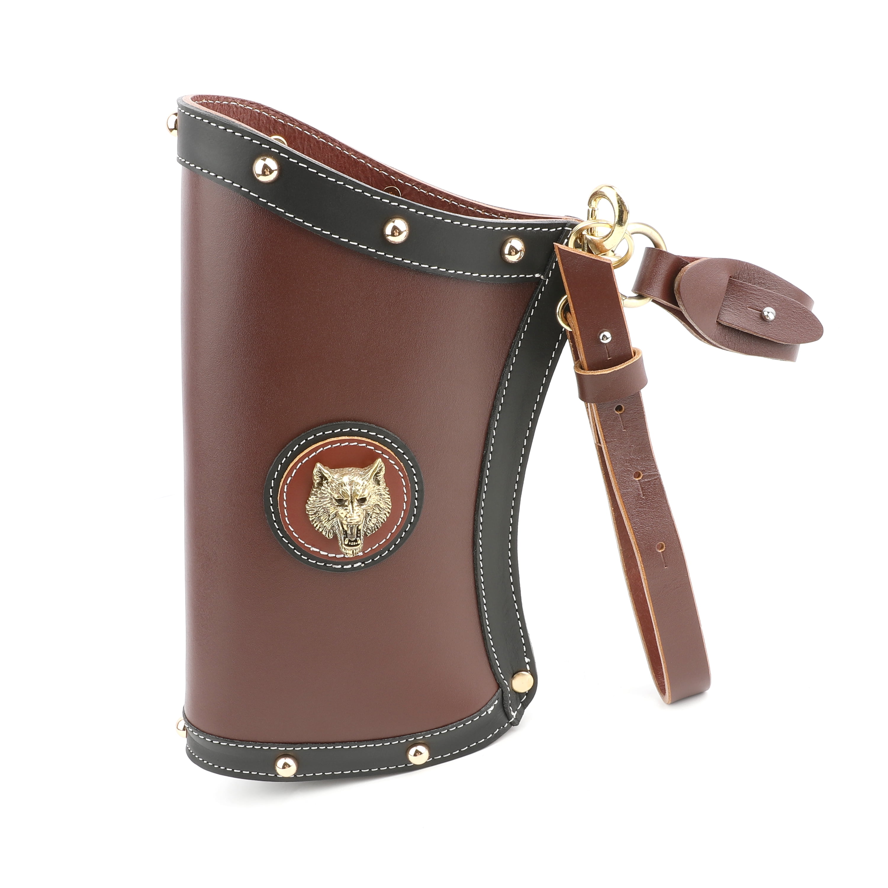 SHARROW Archery Traditional Quiver Handmade Cowhide Arrow Pouch - Walmart.com