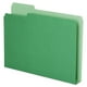 Double Stuff File Folders, 1/3-Cut Tabs, Letter Size, Green, 50/pack ...