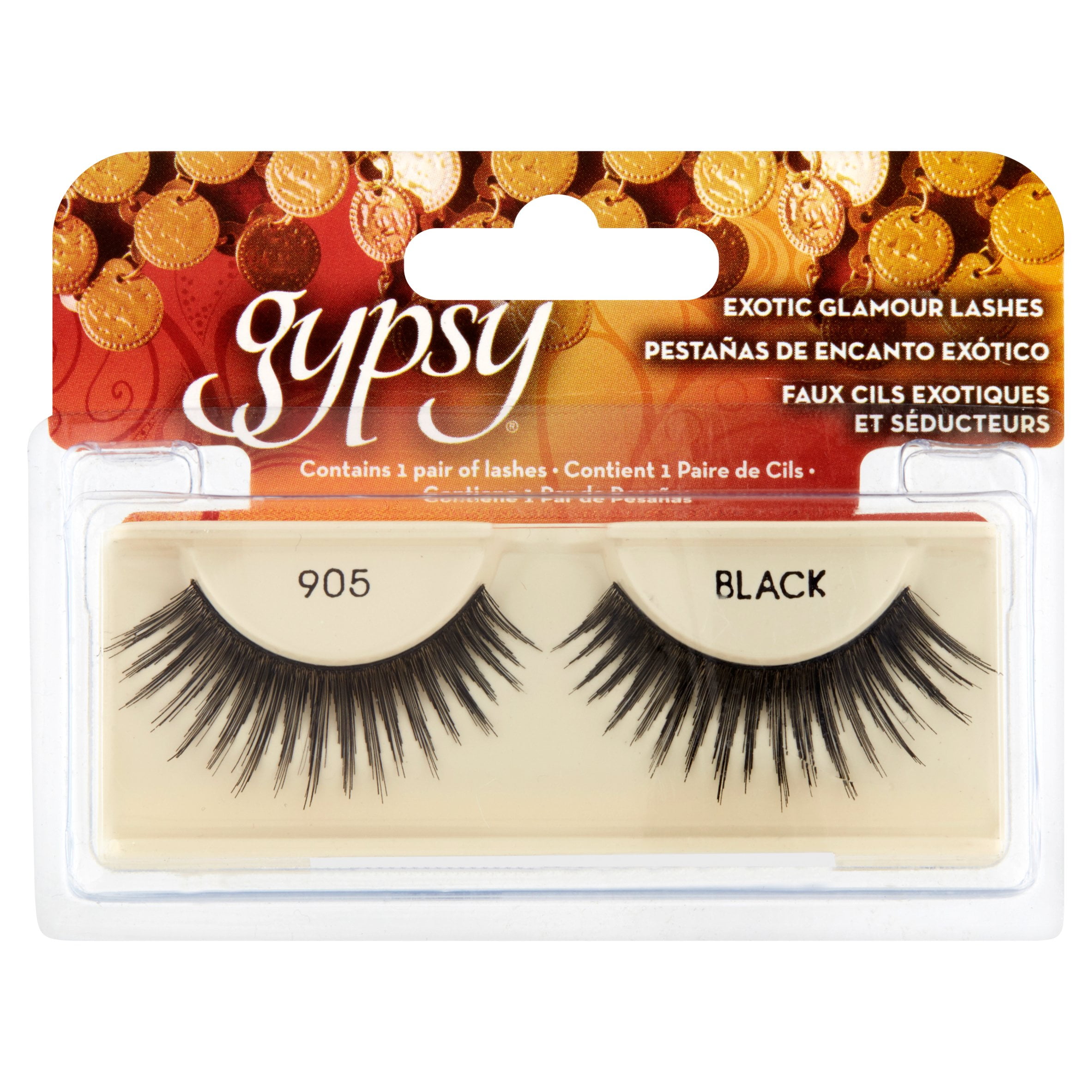 Gypsy 905 Black Exotic Glamour Lashes, 1 pair - Walmart.com