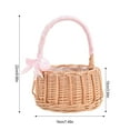 Orchip Rattan Flower Basket, Handwoven Basket Wedding Flower Girl ...