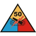 3.8 Inch U.S. Army 50th Armored Division Decal - Walmart.com