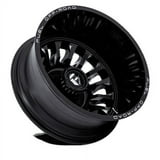 20x8.25 Fuel Off-Road D868 Arc Black Milled DUALLY REAR Wheel 8x6.5 ...