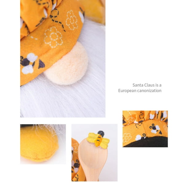Bumble Bee Chef Doll Honey Bee Bee Elf Doll Bee Elf Doll Plush Elf Bee ...