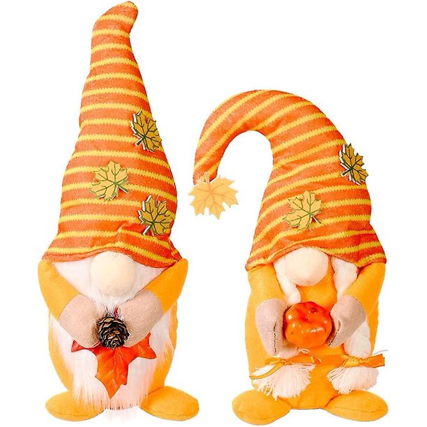 Gonk Gnome - Halloween Gnome Plush Handmade Autumn Harvest Pumpkin ...