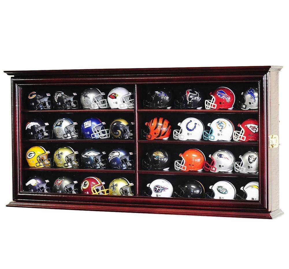 32 Pocket Pro Mini Helmet Display Case Cabinet - Walmart.com