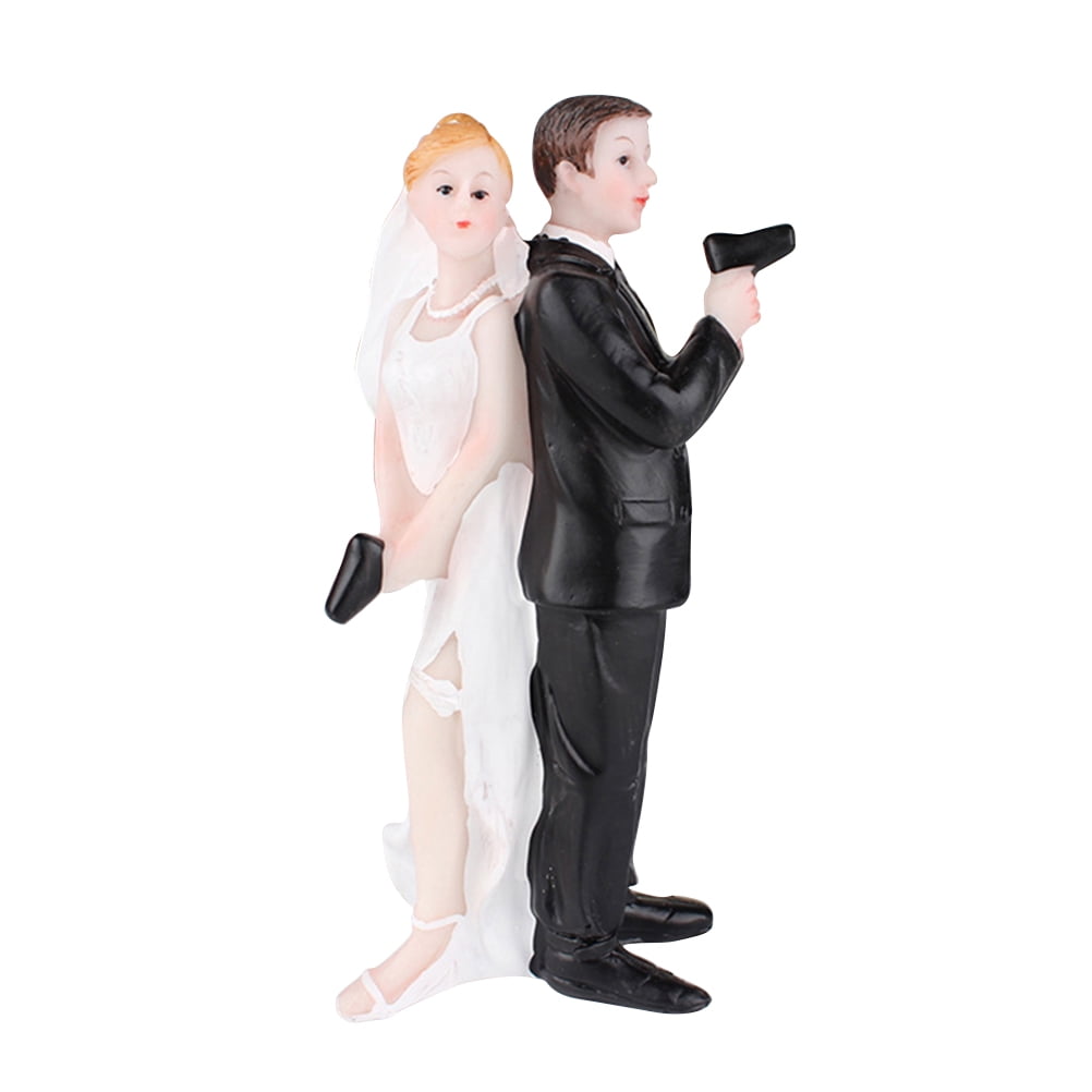 Cake Topper Wedding Couple Figurine Figurines Groom Bride Anniversary ...