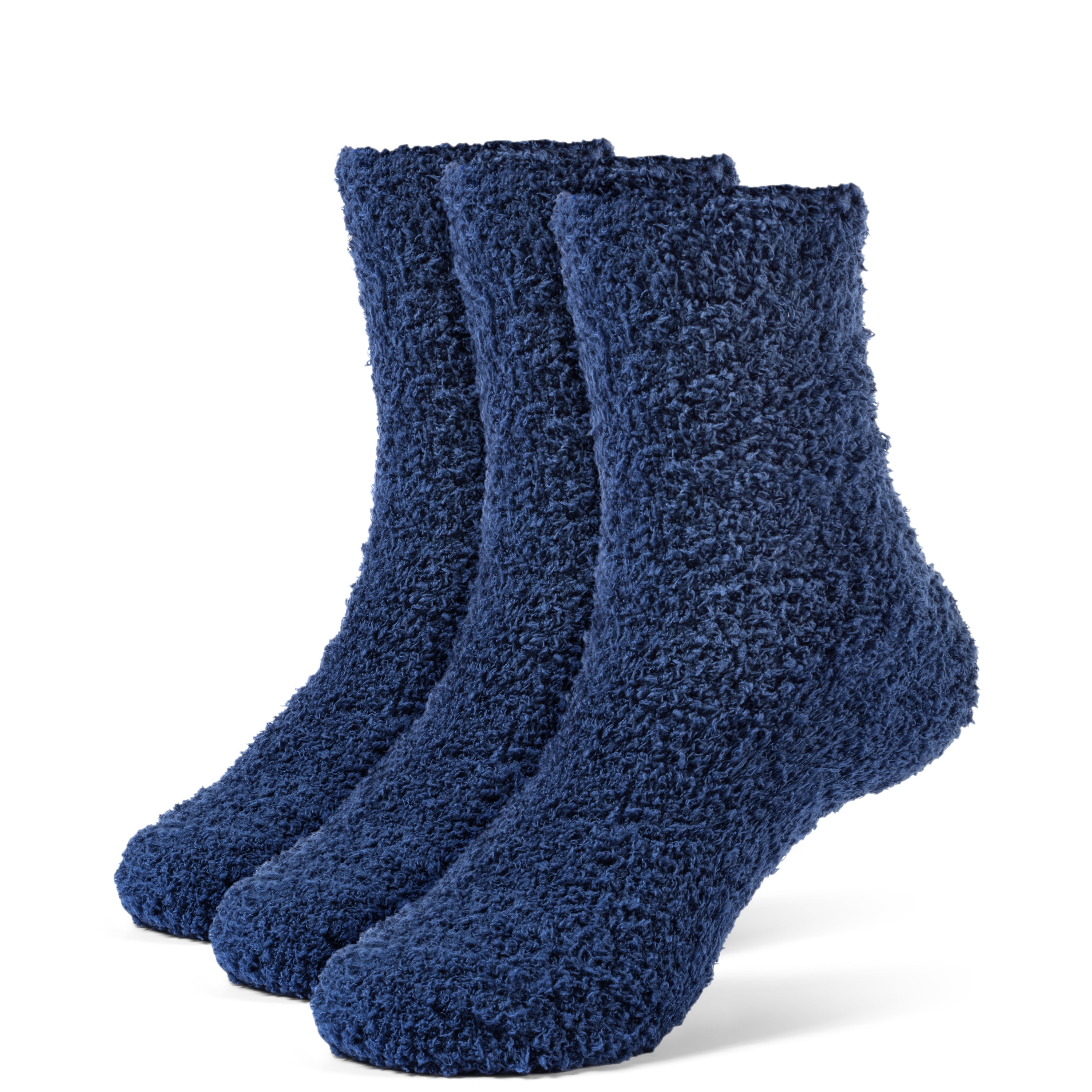 Galiva Girls' Fuzzy Quarter Cozy Socks - 3 Pairs - Walmart.com
