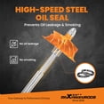 Maxpeedingrods GT35 GT3582 A/R.70 T3 4Bolt Anti-Surge Universal Turbo ...