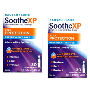 Soothe® XP Eye Drops for Dry Eye Symptoms, Xtra Protection Lubricating ...